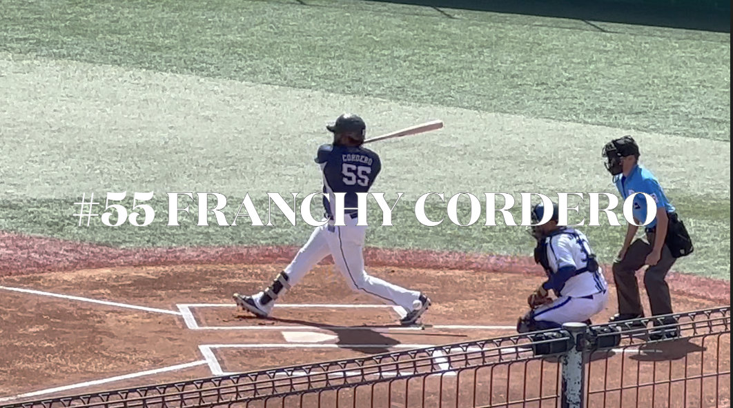 #55 FRANCHY CORDERO left Japan – Yokosuka " Rainy " Johnny